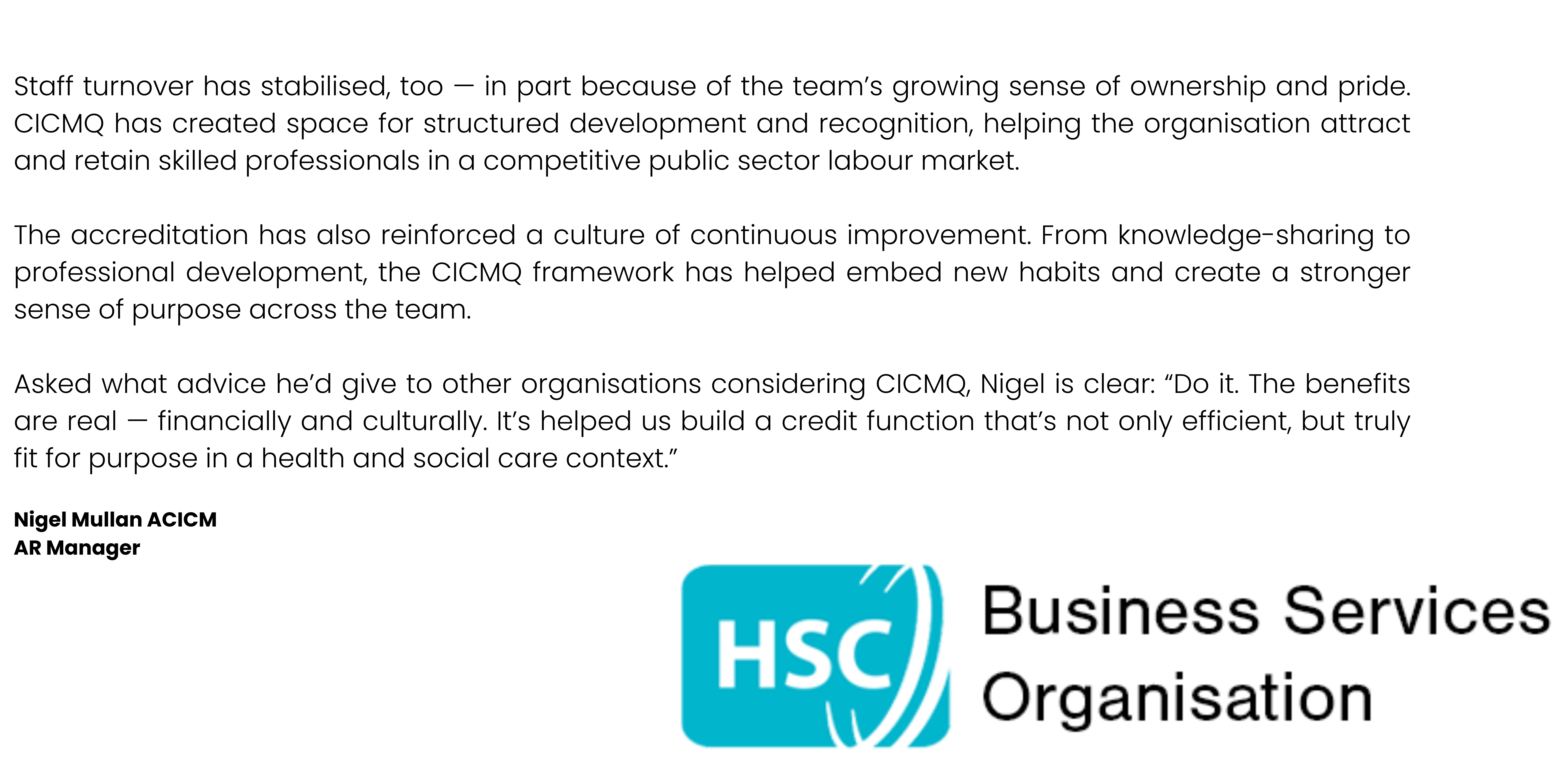 CICM CICMQ | Best Practice Accreditation for Credit Management teams