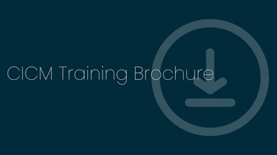 CICM Download the CICM Training Brochure
